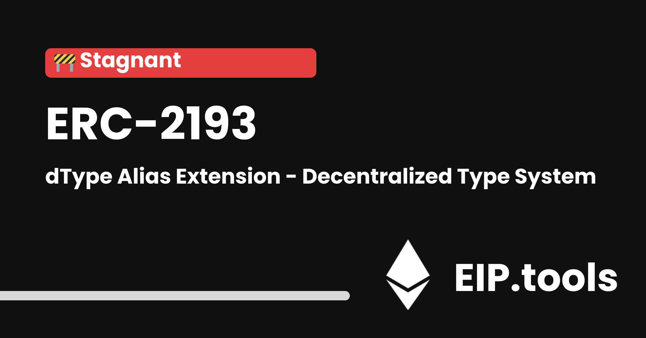ERC-2193: dType Alias Extension - Decentralized Type System | EIP.tools