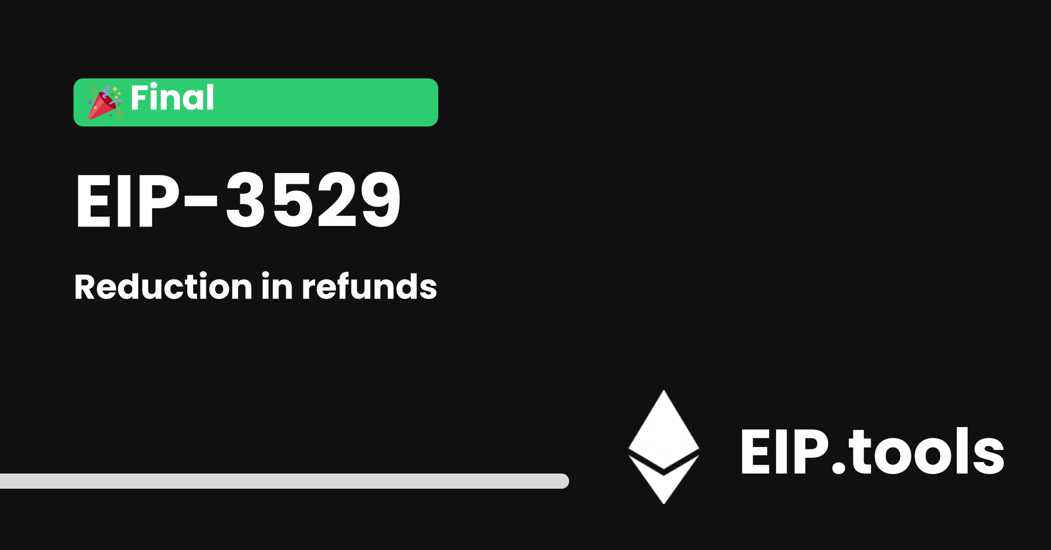 EIP-3529: Reduction in refunds | EIP.tools