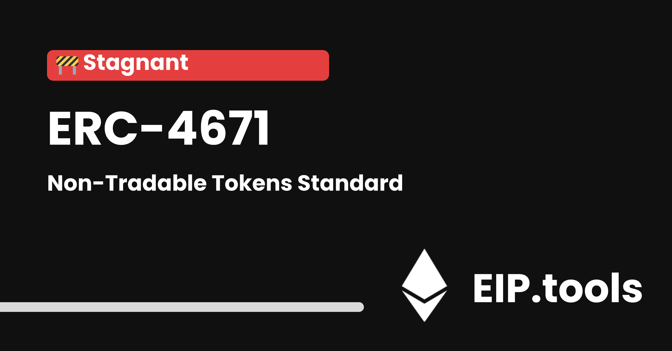 ERC-4671: Non-Tradable Tokens Standard | EIP.tools
