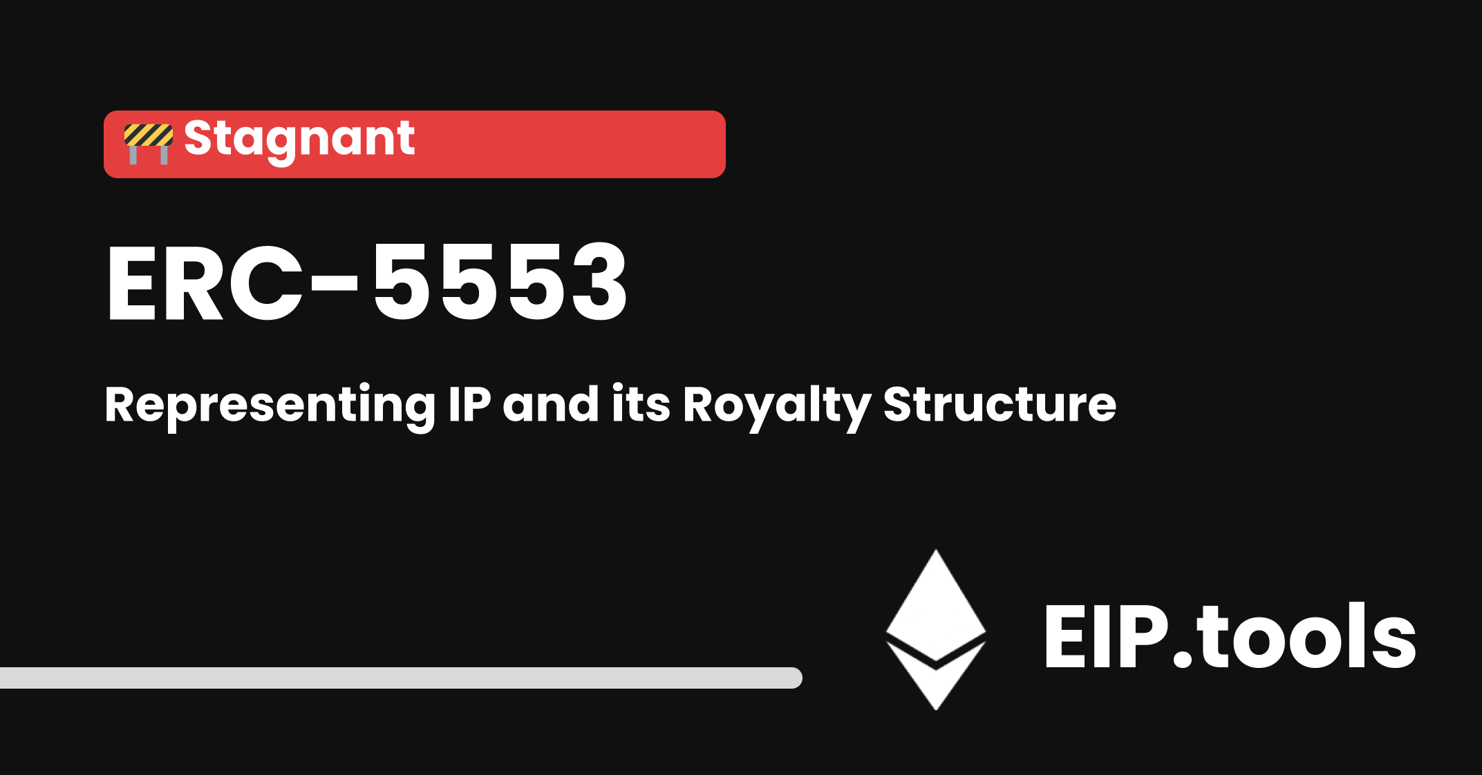 ERC-5553: Representing IP and its Royalty Structure | EIP.tools
