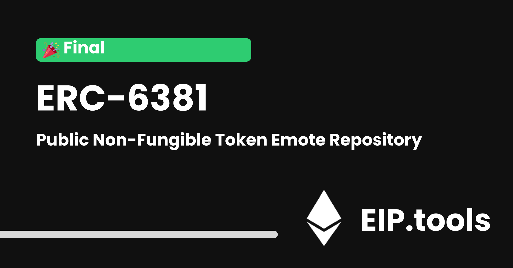 ERC-6381: Public Non-Fungible Token Emote Repository | EIP.tools