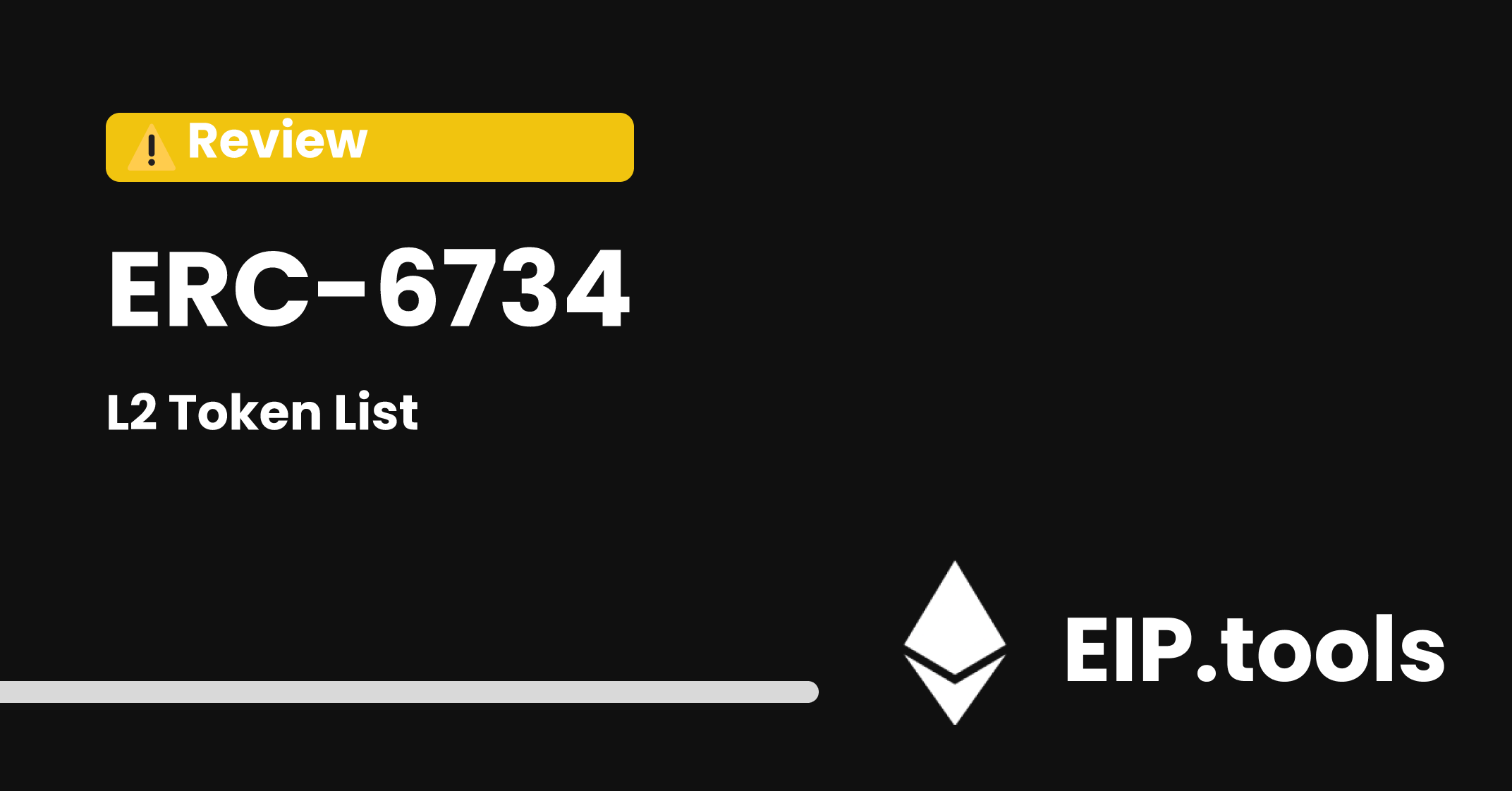 ERC-6734: L2 Token List | EIP.tools
