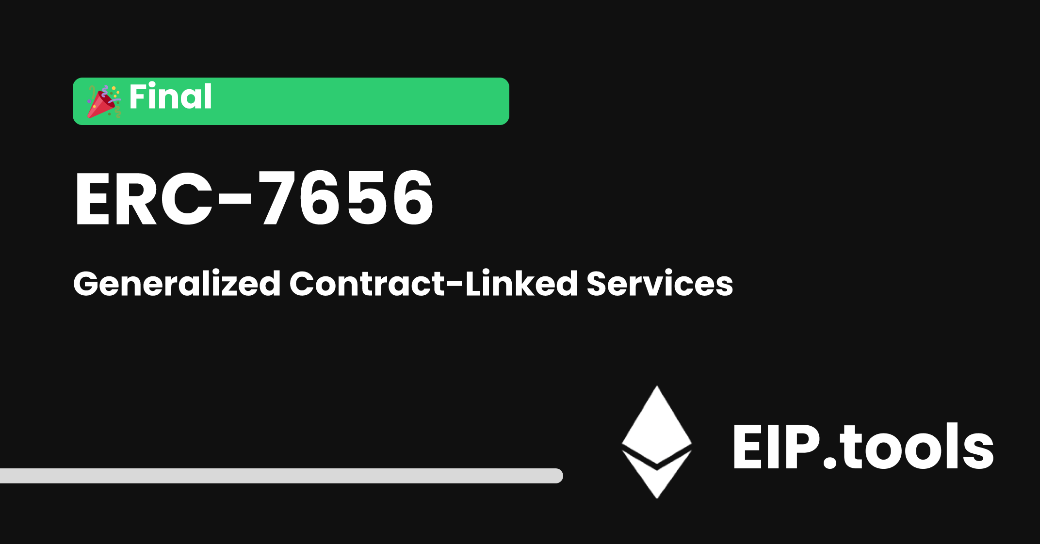 ERC-7656: Generalized Contract-Linked Services | EIP.tools
