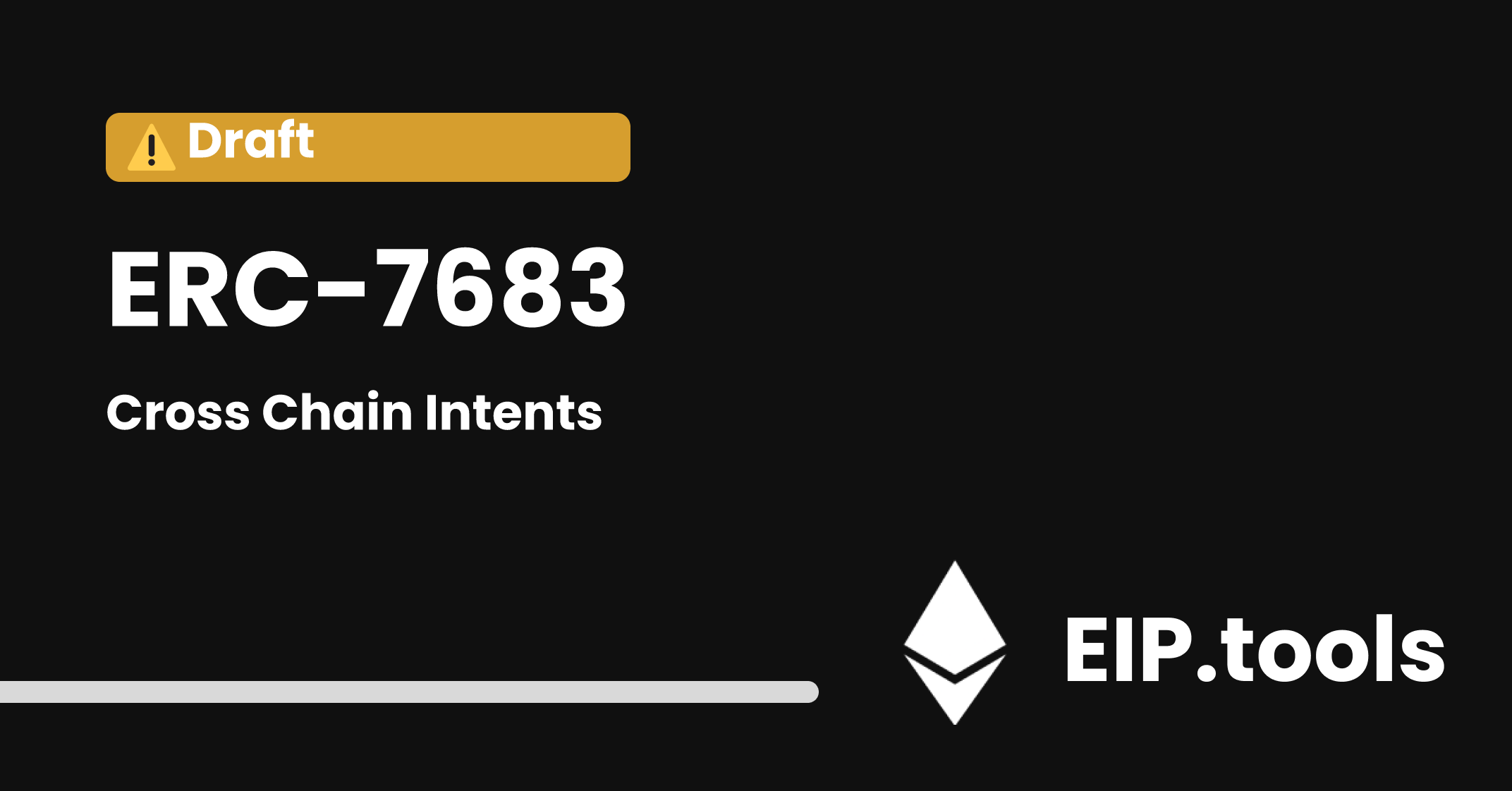 ERC-7683: Cross Chain Intents | EIP.tools