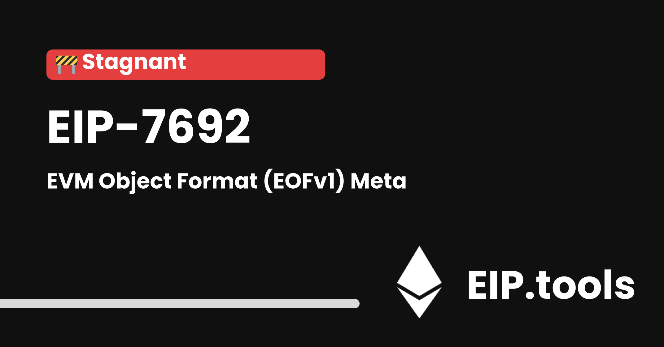 EIP-7692: EVM Object Format (EOFv1) Meta | EIP.tools
