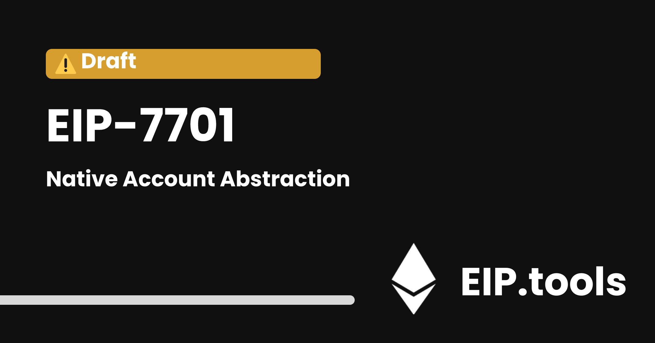 EIP-7701: Native Account Abstraction | EIP.tools