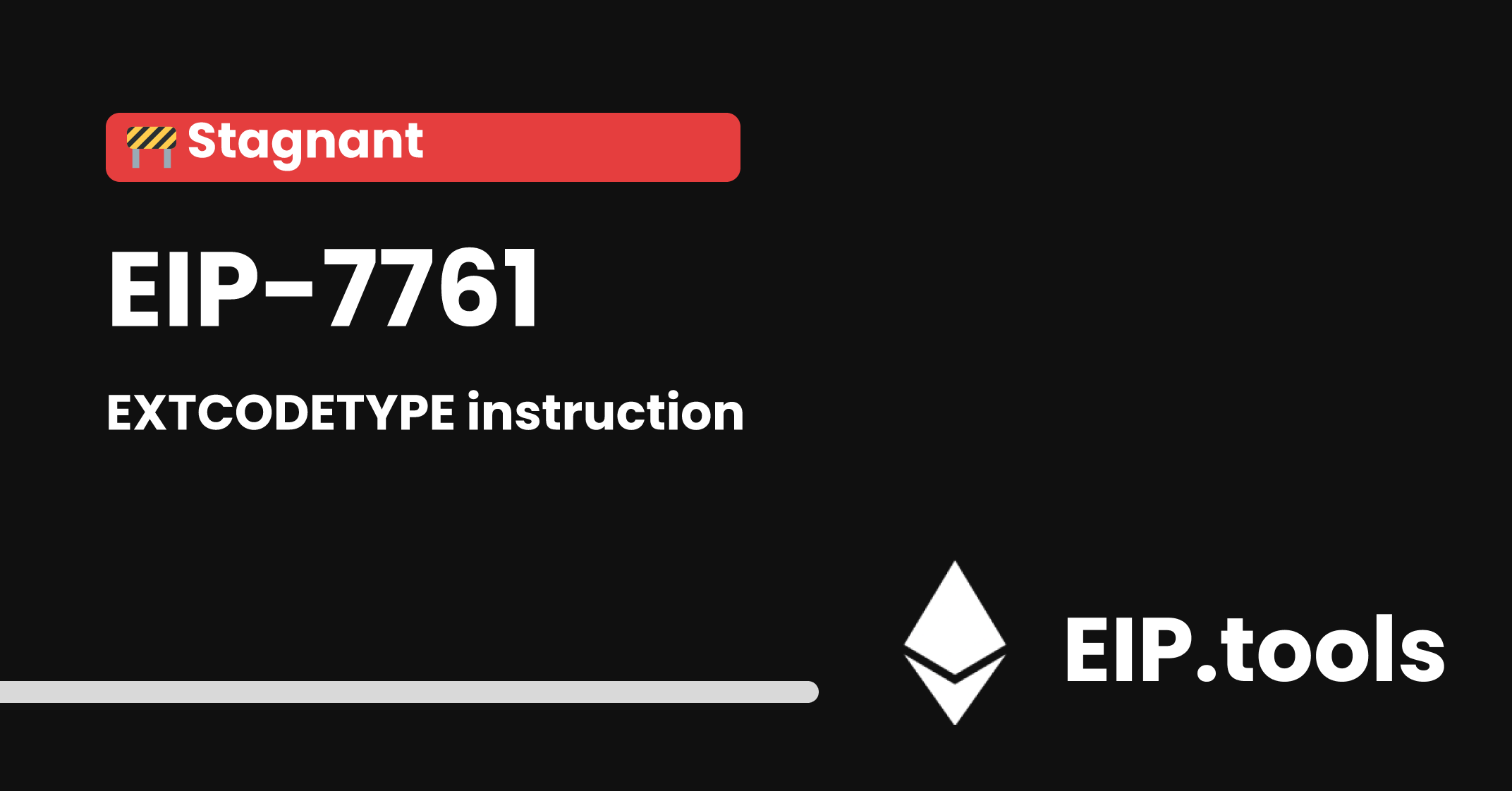 EIP-7761: EXTCODETYPE instruction | EIP.tools