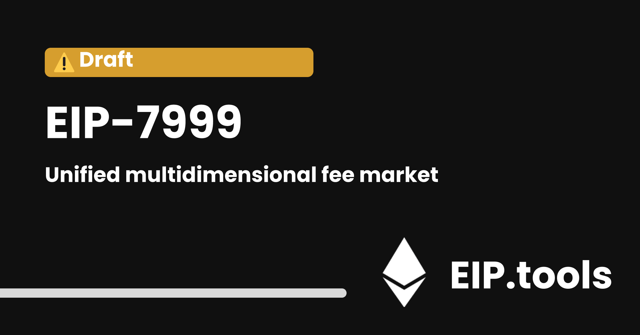 EIP-7999: Unified multidimensional fee market | EIP.tools