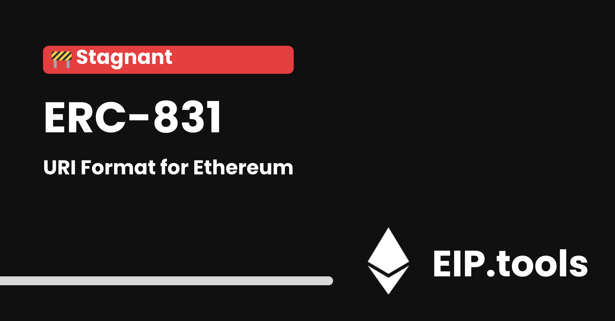 ERC-831: URI Format for Ethereum | EIP.tools